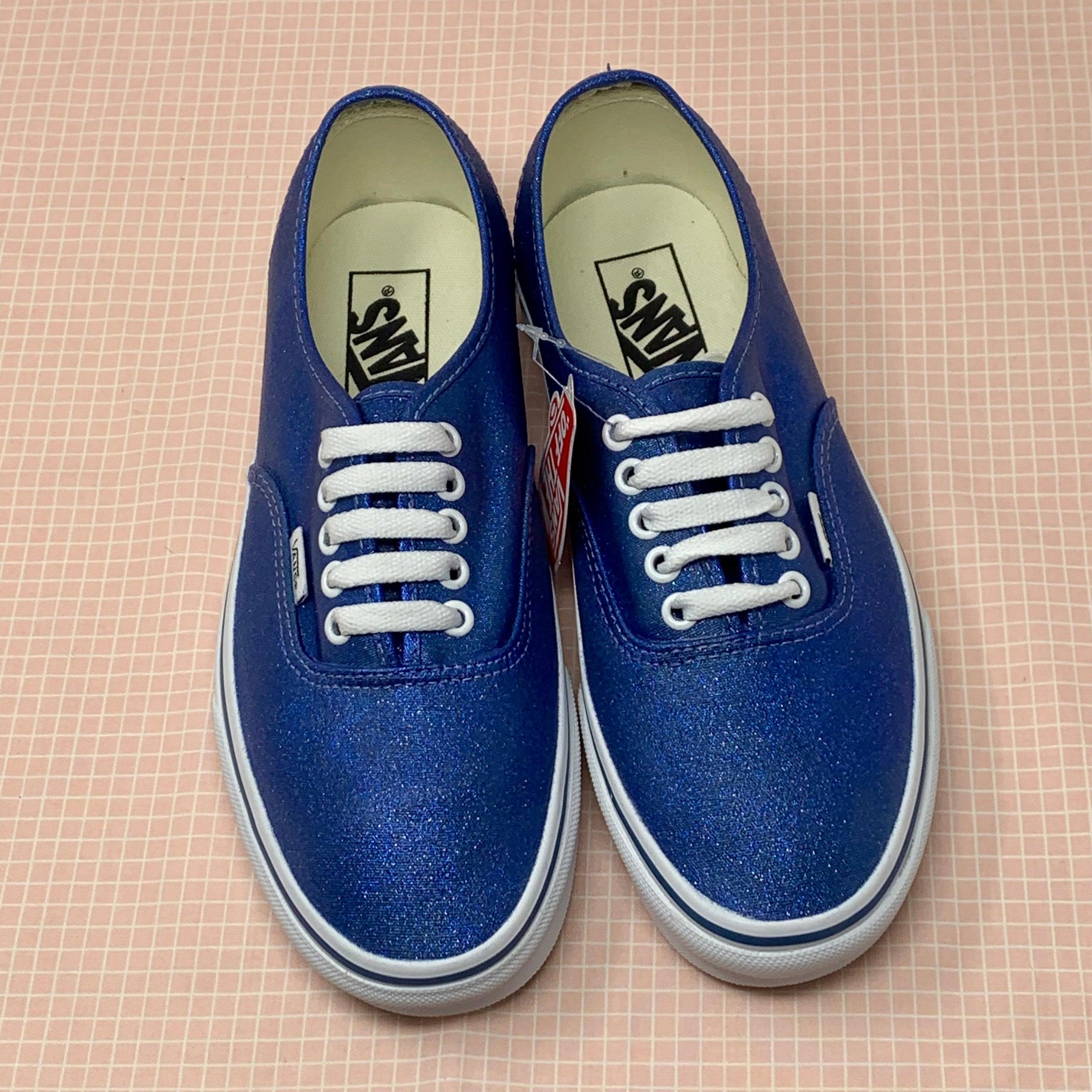 Sparkly Navy Glitter Vans – ButterMakesMeHappy